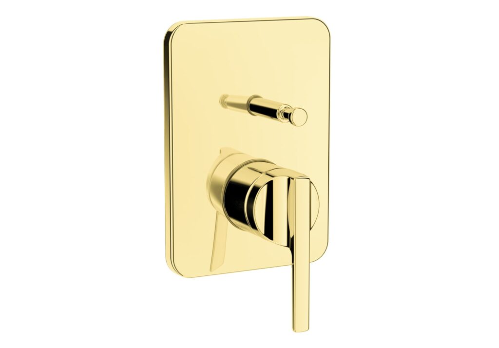 VitrA Suit Built-In Bath/Shower Mixer, Exposed Part, Gold - Alsabouh co ...